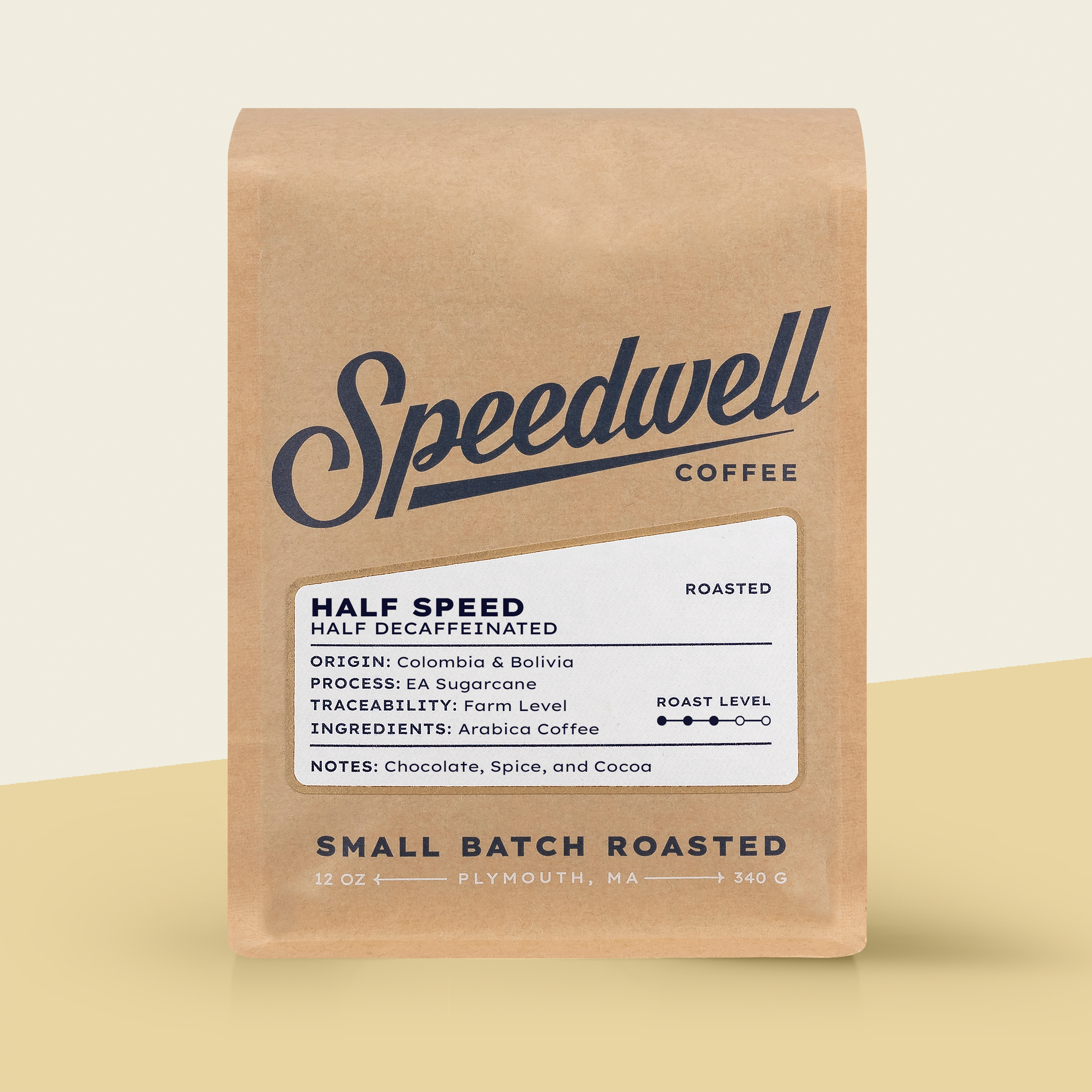 Half Speed | Half Caff 50/50 Half Decaf Blend | Speedwell Coffee